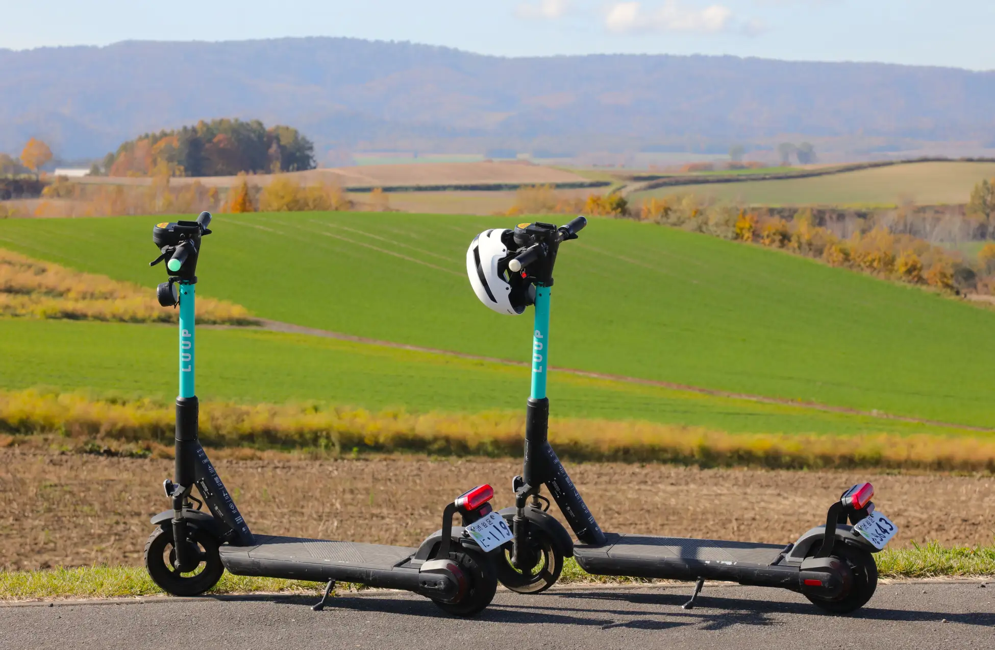 北海道美瑛町で「LUUP」の電動キックボードが今年も利用開始 | プレスリリース | 北海道TIMES